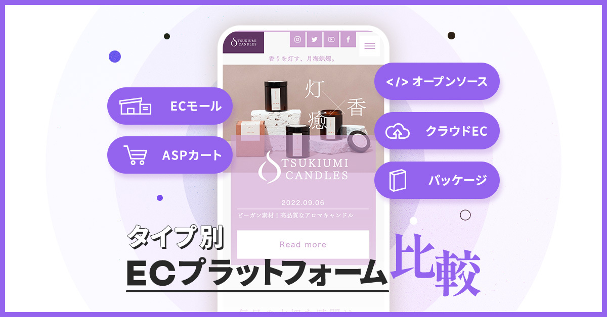 ECプラットフォーム全タイプを完全網羅！コストや拡張性まで見るべきポイント｜BiNDec FEED